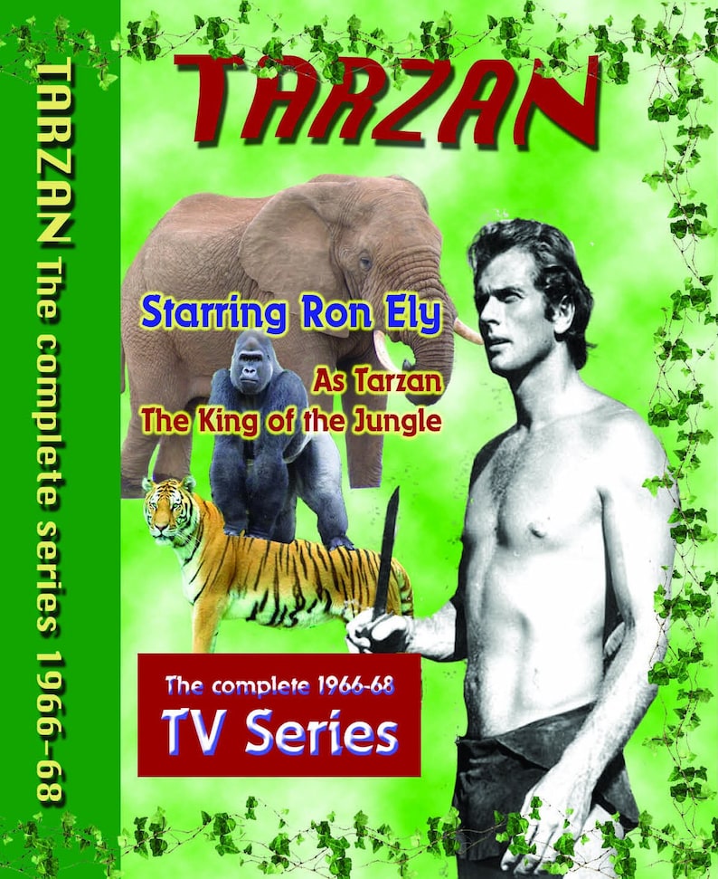 Tarzan Complete 1966-68 TV Series on Dvd - Etsy