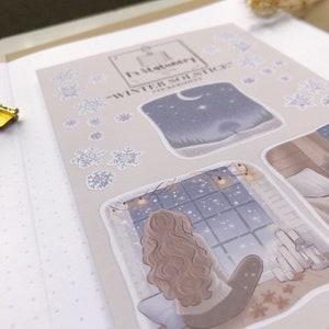 Winter Solstice Stickers - Journal Stickers, Planner Stickers ...