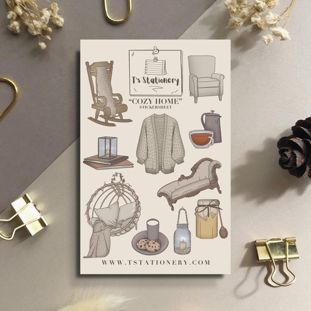 Hanging Chair Stickers Cozy Home Stickers Furniture Stickers, for ...