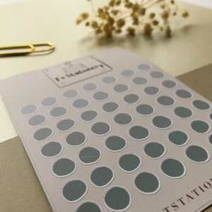 Pastel Green Dots Stickers - Journal Stickers, Planner Stickers ...