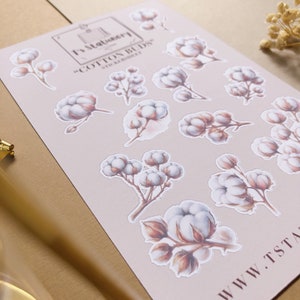 Cotton Stickers: Spring Floral Planner Stickers - Etsy