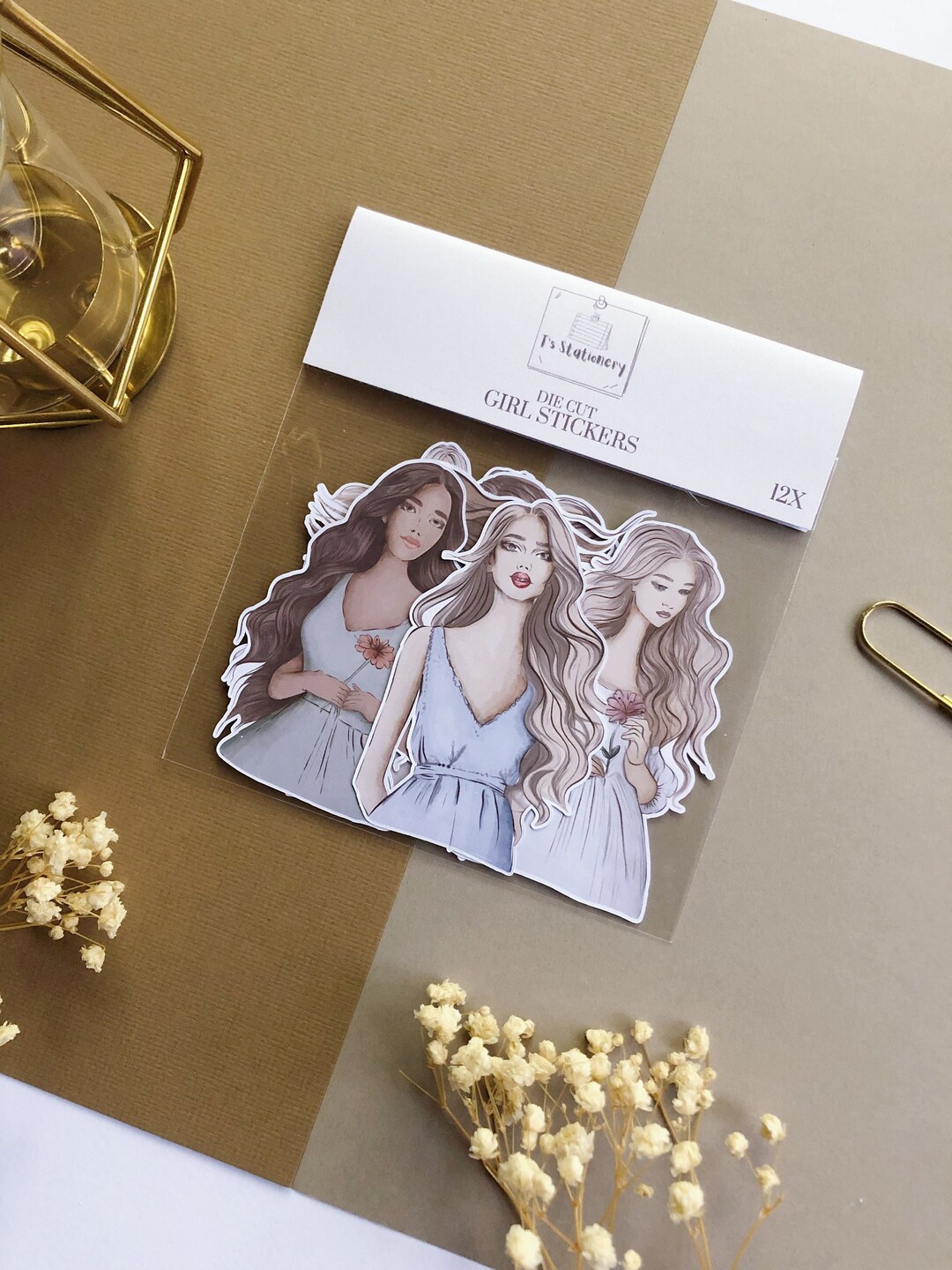 Girl Stickers Die Cut Girl Stickers, Lady Stickers, Scrapbooking ...