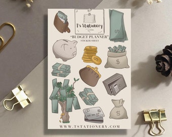 Money Stickers Money Icon Planner Stickers Doodle Money - Etsy