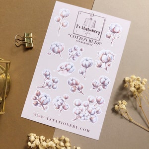 Cotton Stickers: Spring Floral Planner Stickers - Etsy