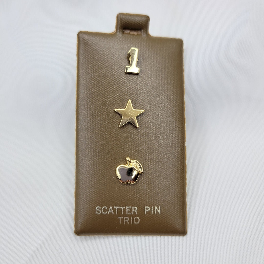 Scatter Pin Trio Vintage Teacher Appreciation Gift Best - Etsy