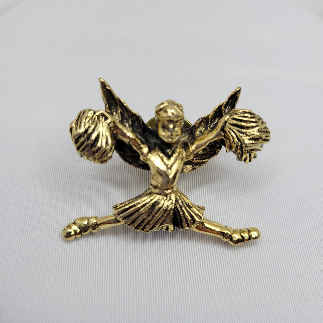 Cheerleader Brooch Pin CAMCO Jewelry Fan Lapel Pin - Etsy