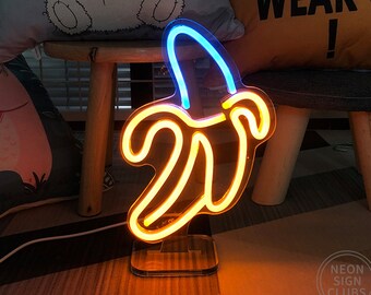 Yellow Neon Sign | Etsy