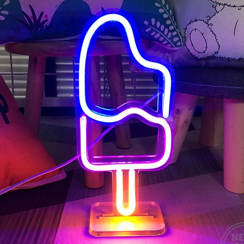 Custom Cartoon Neon Sign USB Plug Portable LED Neon Light - Etsy