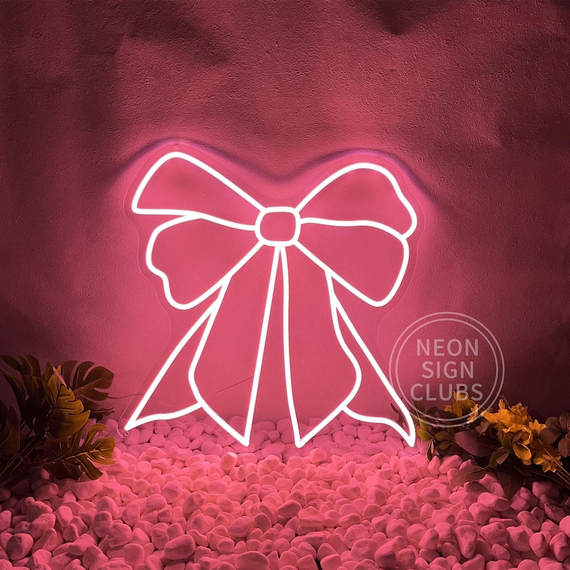 Pink Neon Sign - Etsy