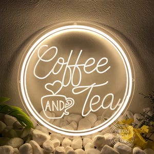 Coffee and Tea Neon Sign,neon Coffee Sign,usb Led Sign for Coffee Shop ...