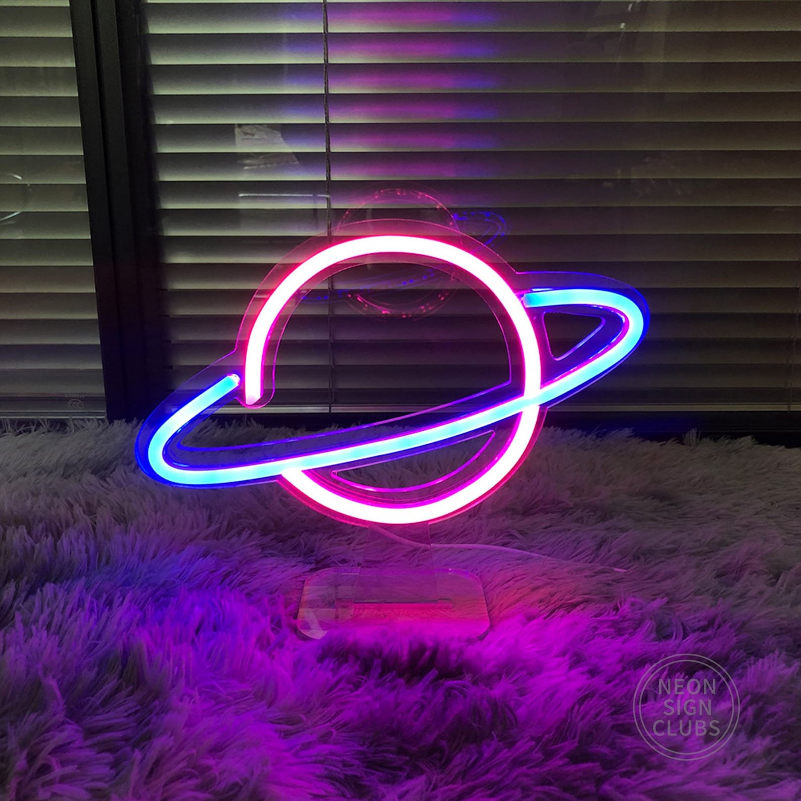 10.2 Inches Saturn Planet Neon Light Sign LED Lights for Kids - Etsy