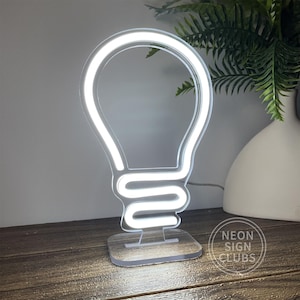 6x9.8 LED Mini Neon Light Sign Bulb Sign USB Lamp Custom Neon Sign Kids ...