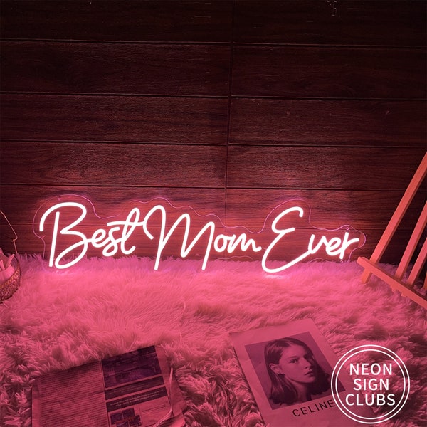 Best Mom Ever Led Sign - Etsy