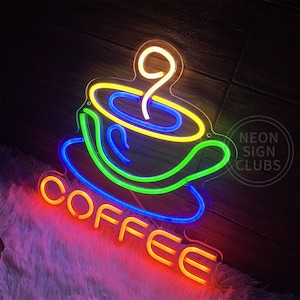 Coffee Cup,neon Signs for Coffee Shop Logo,led Light Sign for Coffee ...