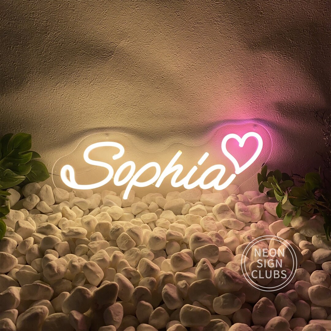 Custom Neon Name Sign|teenage Girls Gifts|light up Nursery Name Sign ...