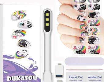 Led Press on Nails - Etsy