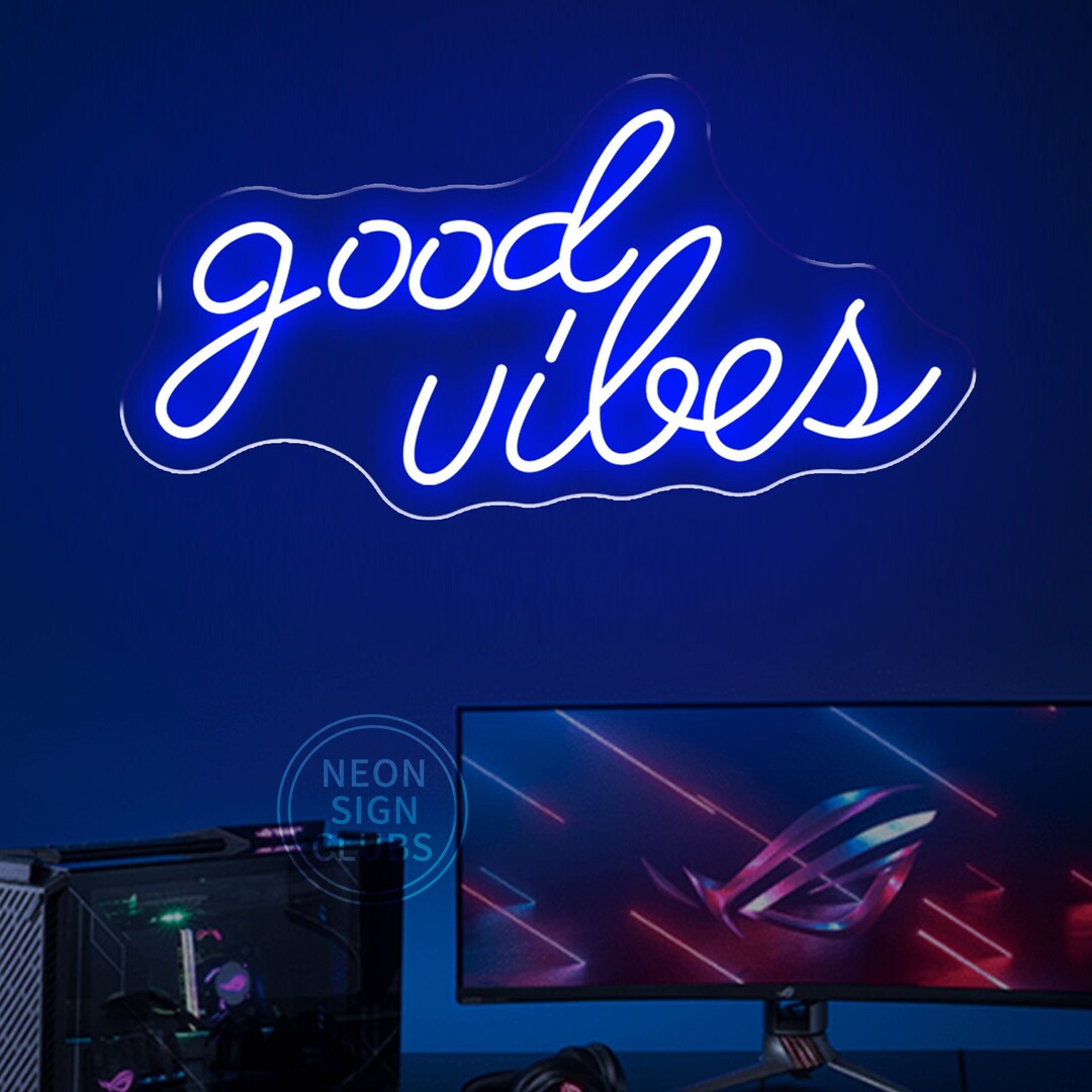 Good Vibes Neon Sign,wedding Neon Sign,led Neon Signs for Wall Decor ...