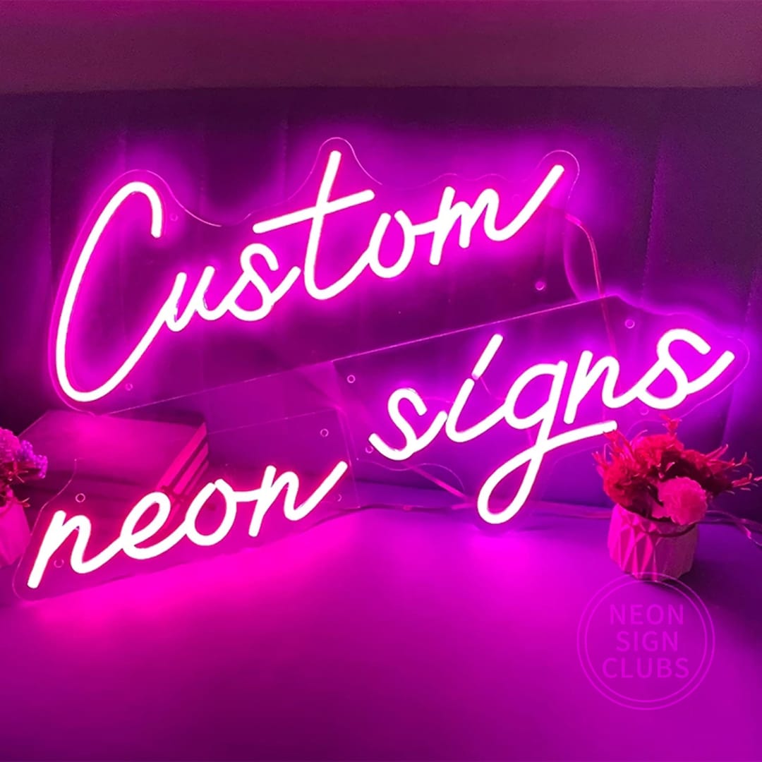 Customized Neon Signs for Home,halloween, Christmas Decor Custom Neon ...