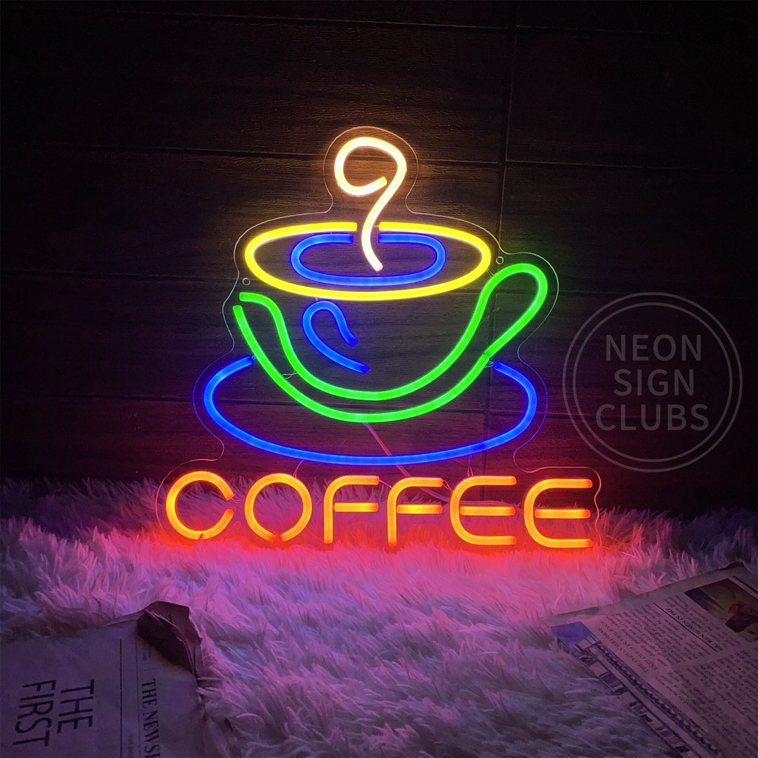 Coffee Cup,neon Signs for Coffee Shop Logo,led Light Sign for Coffee ...