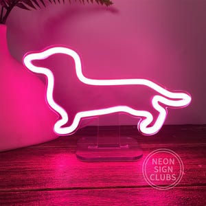 Dog LED Light, Dog Neon Sign, USB Mini Lamp , Neon Bar Sign , Custom ...