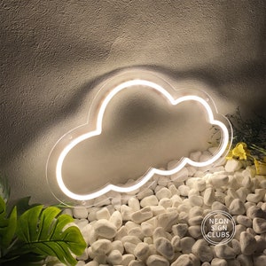 Cloud Neon Sign,led Cloud Sign,wall Art Decor,custom LED Neon Sign ...
