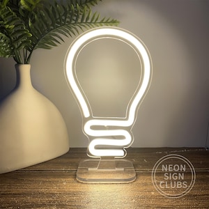 6x9.8“ LED Mini Neon Light Sign Bulb Sign USB Lamp Custom Neon Sign ...