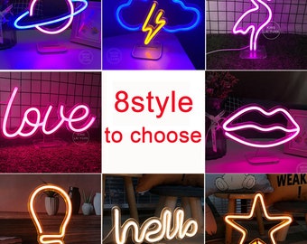 Neon Sign Table - Etsy