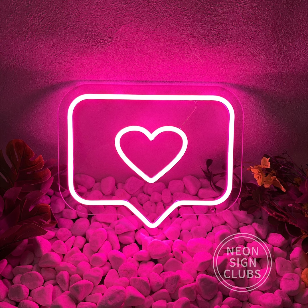 Like Neon Sign|led Light Sign for Bedroom Home Party Wall Decor ...