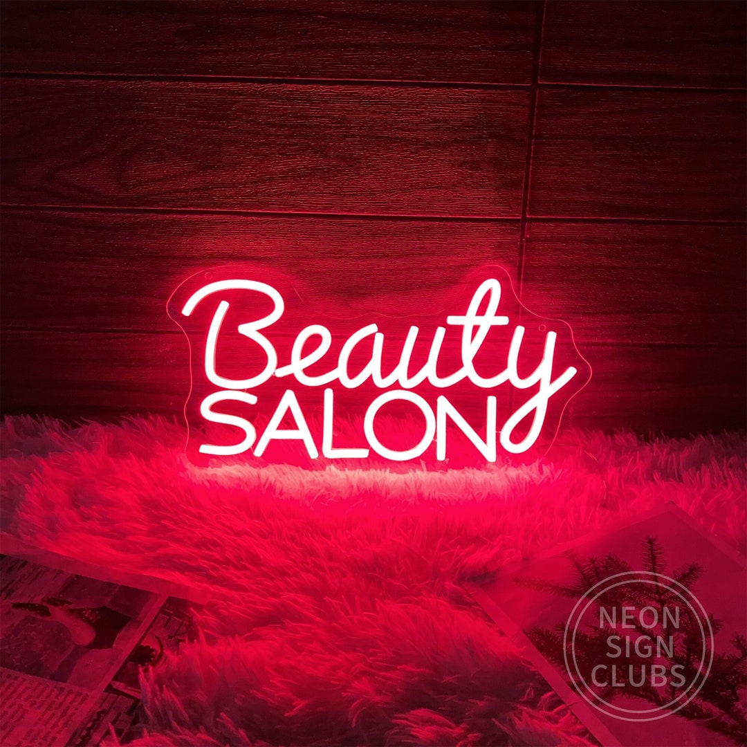 Beauy Salon Neon Sign,salon Beauty Room,street Shop Brand Neon Light ...