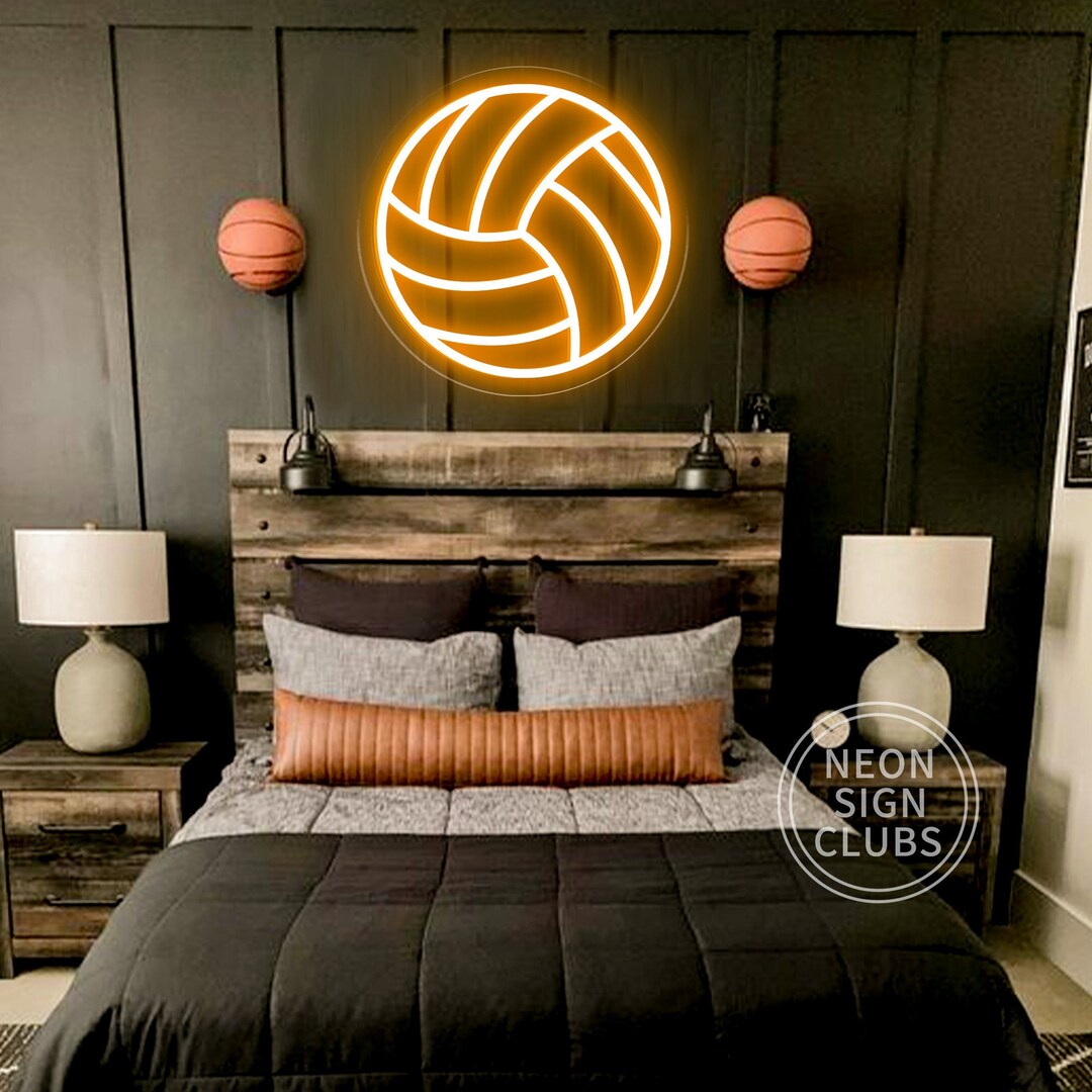 Volleyball Neon Signvolleyball Led Signcustom Neon Signhome Dorm Wall ...