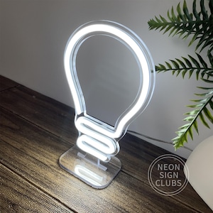 6x9.8“ LED Mini Neon Light Sign Bulb Sign USB Lamp Custom Neon Sign ...