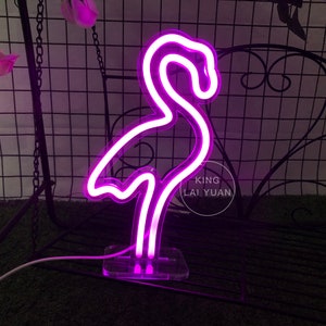 10.6 LED Light Flamingo Sign ,mini Lamp Neon Bar Sign ,custom Neon Sign ...