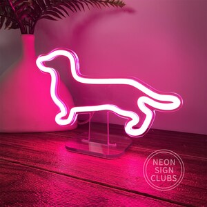 Dog LED Light, Dog Neon Sign, USB Mini Lamp , Neon Bar Sign , Custom ...