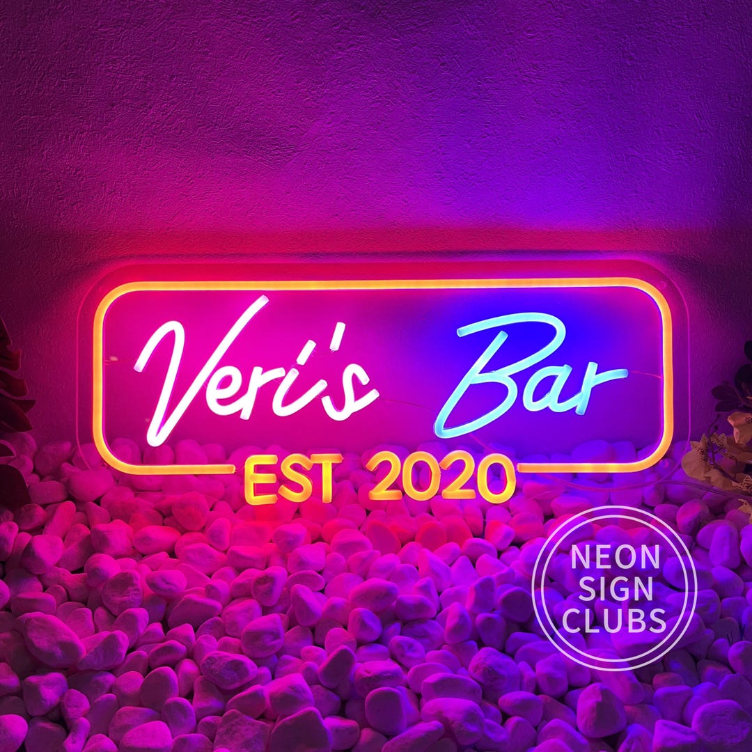 Personalized Bar Sign, Custom Home Bar Sign Decor, Bar Sign Custom ...