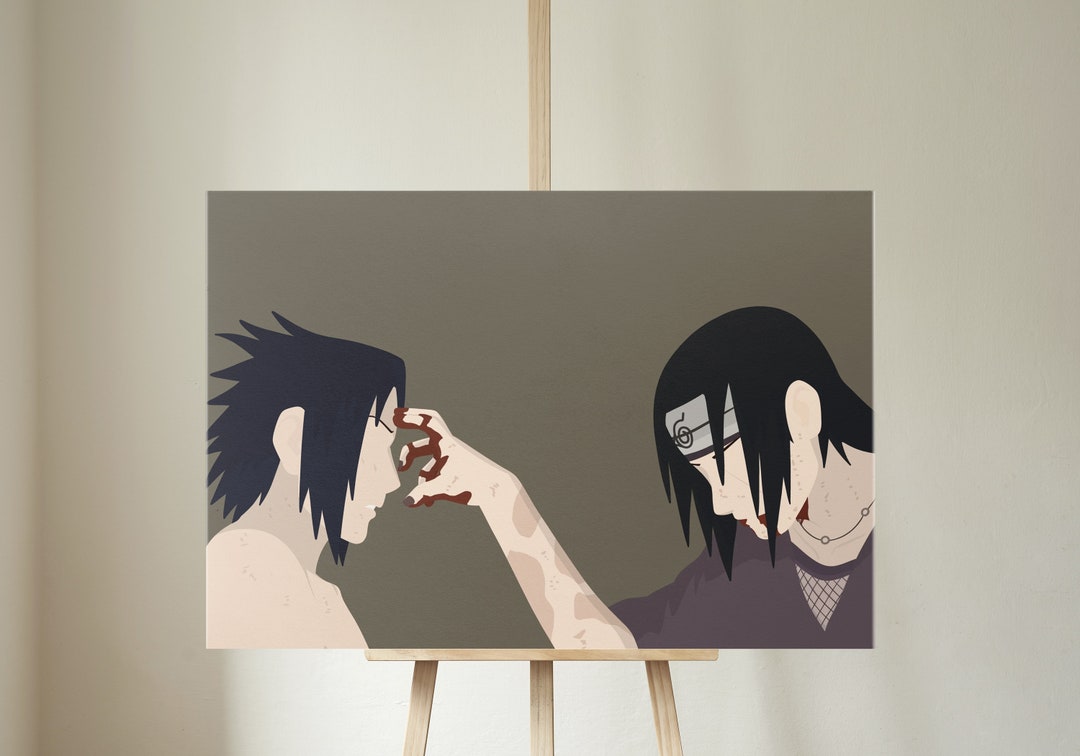 Itachi and Sasuke Uchiha Sheet Inspired by Naruto's Uchiha Brothers ...