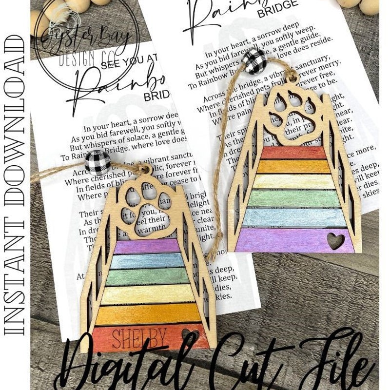 The Rainbow Bridge Ornament - Etsy