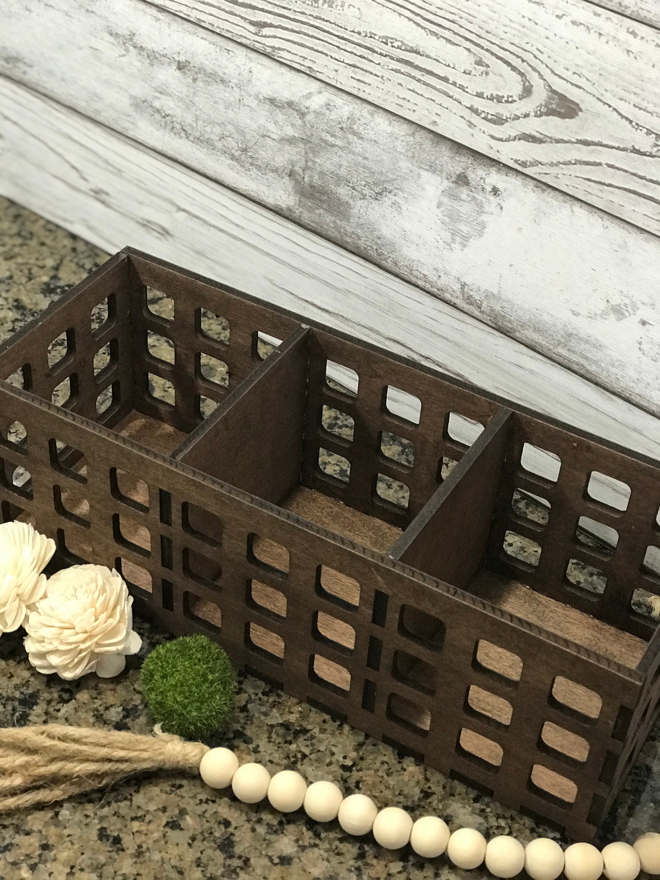 3 Section Multi Purpose Tray Mid Century Modern Design | Etsy