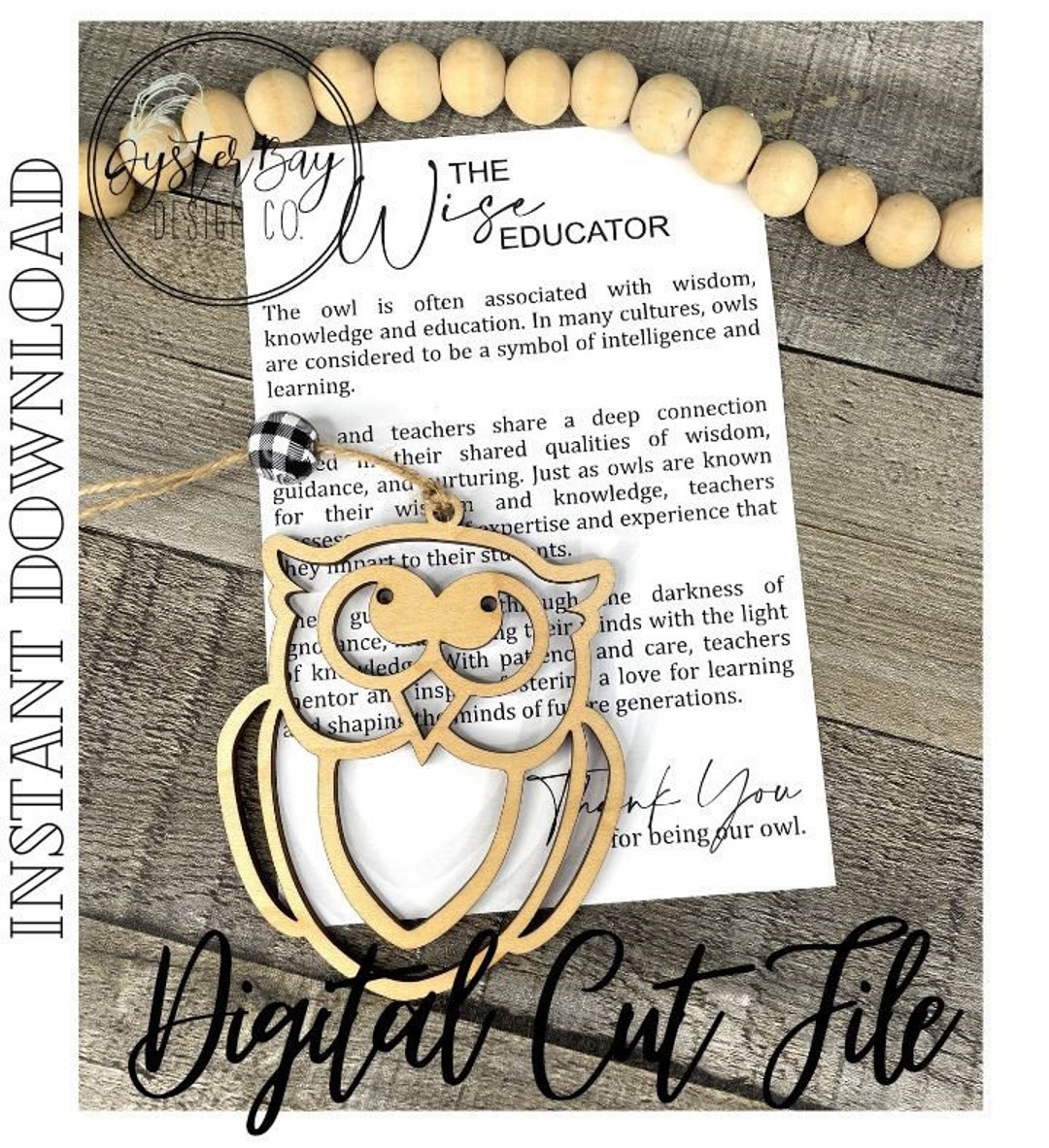 The Wise Educator Owl Ornament, Teacher Ornament, Educator Gift, Car ...