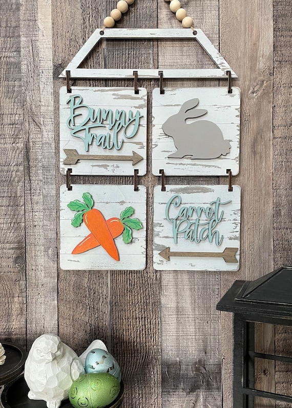 Add-on File for Hanging Farmhouse Interchangeable Sign Easter | Etsy