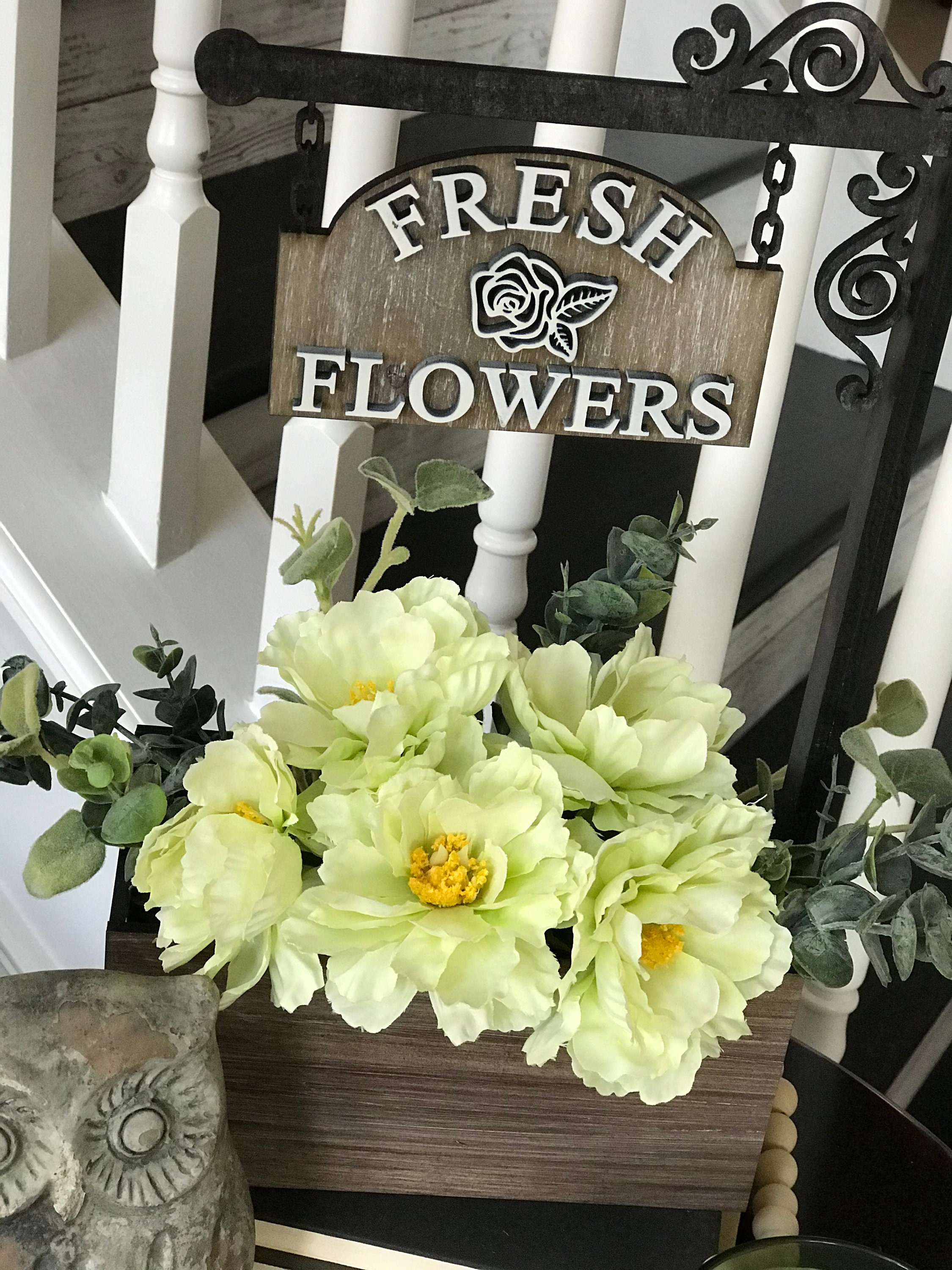 Rustic Farmhouse Planter Floral Holder Entry Way Décor - Etsy