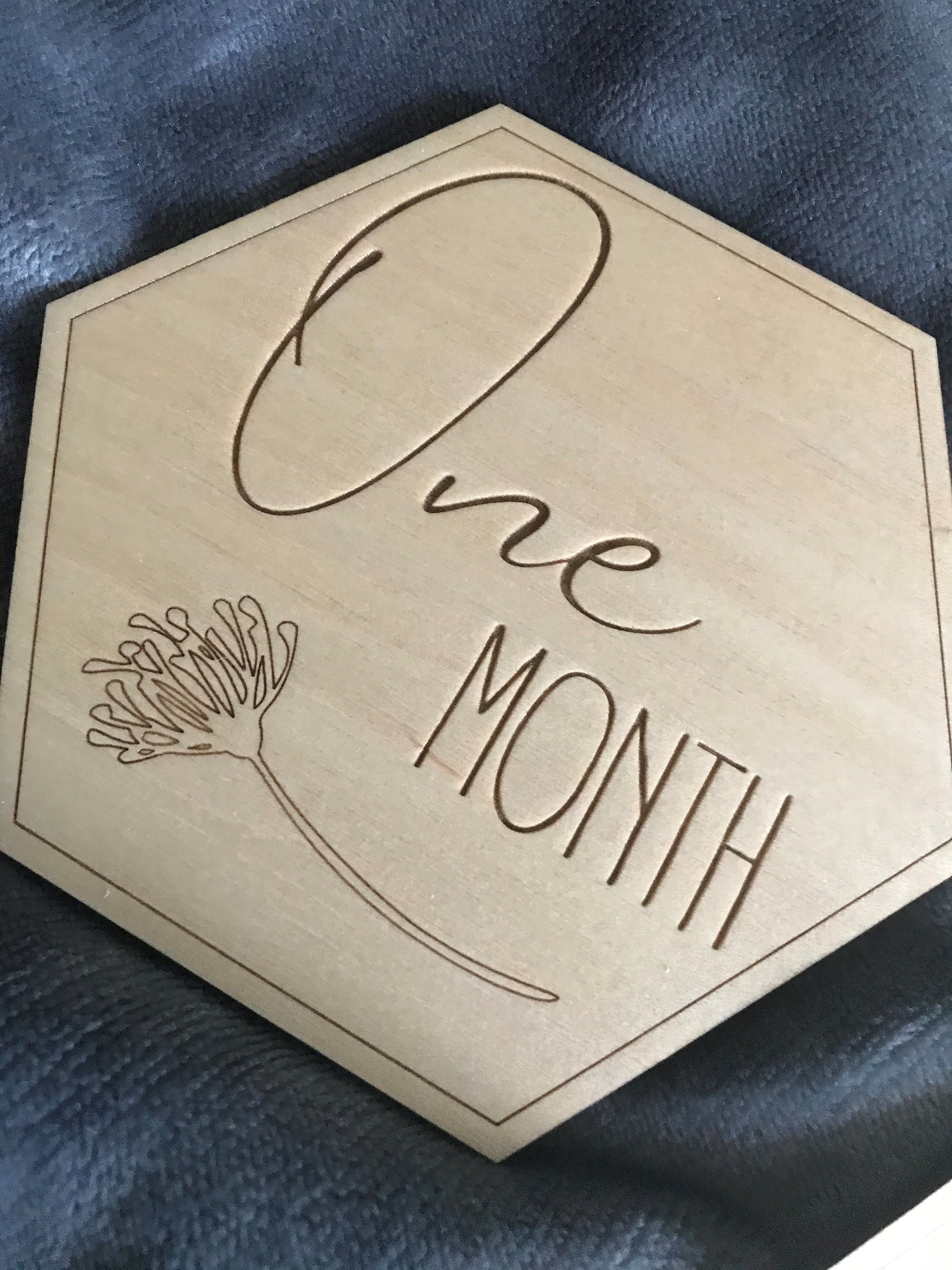 Baby Milestone Markers Month Markers Baby Digital File Only - Etsy Canada