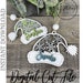 Single or Layered Santa Hat Snowflake Ornament, 2 Sizes and 2 Styles ...