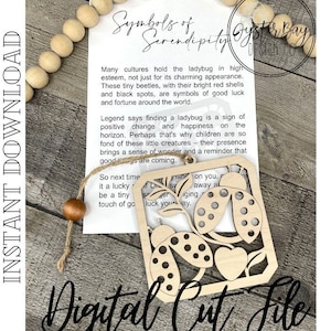 Symbol of Serendipity - Ladybug Ornament, Ladybug Ornament, Ladybug Car ...