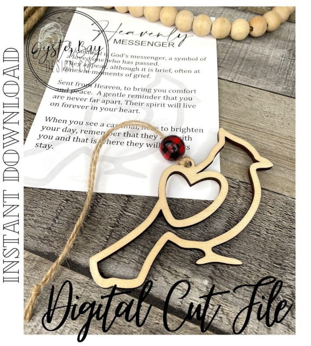 Heavenly Messenger Cardinal Ornament, Cardinal Ornament, in Memory ...