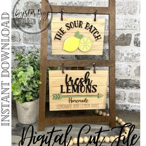 Insert for Ladder Farmhouse Interchangeable Sign, the Sour Patch ...