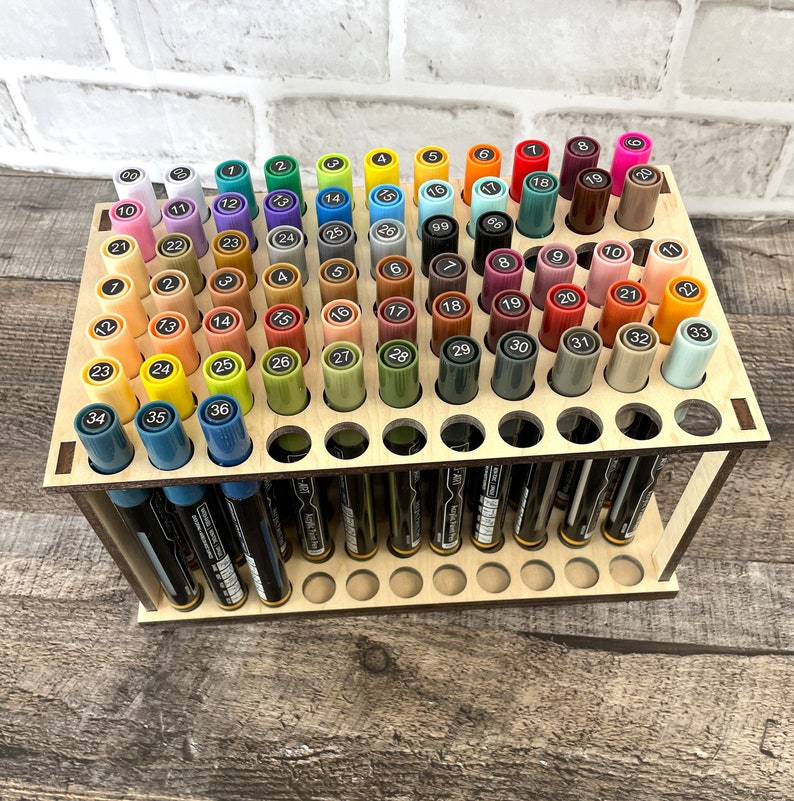 Paint Pen Organizer - Tooli-art And/or Posca Paint Pen Organizer ...