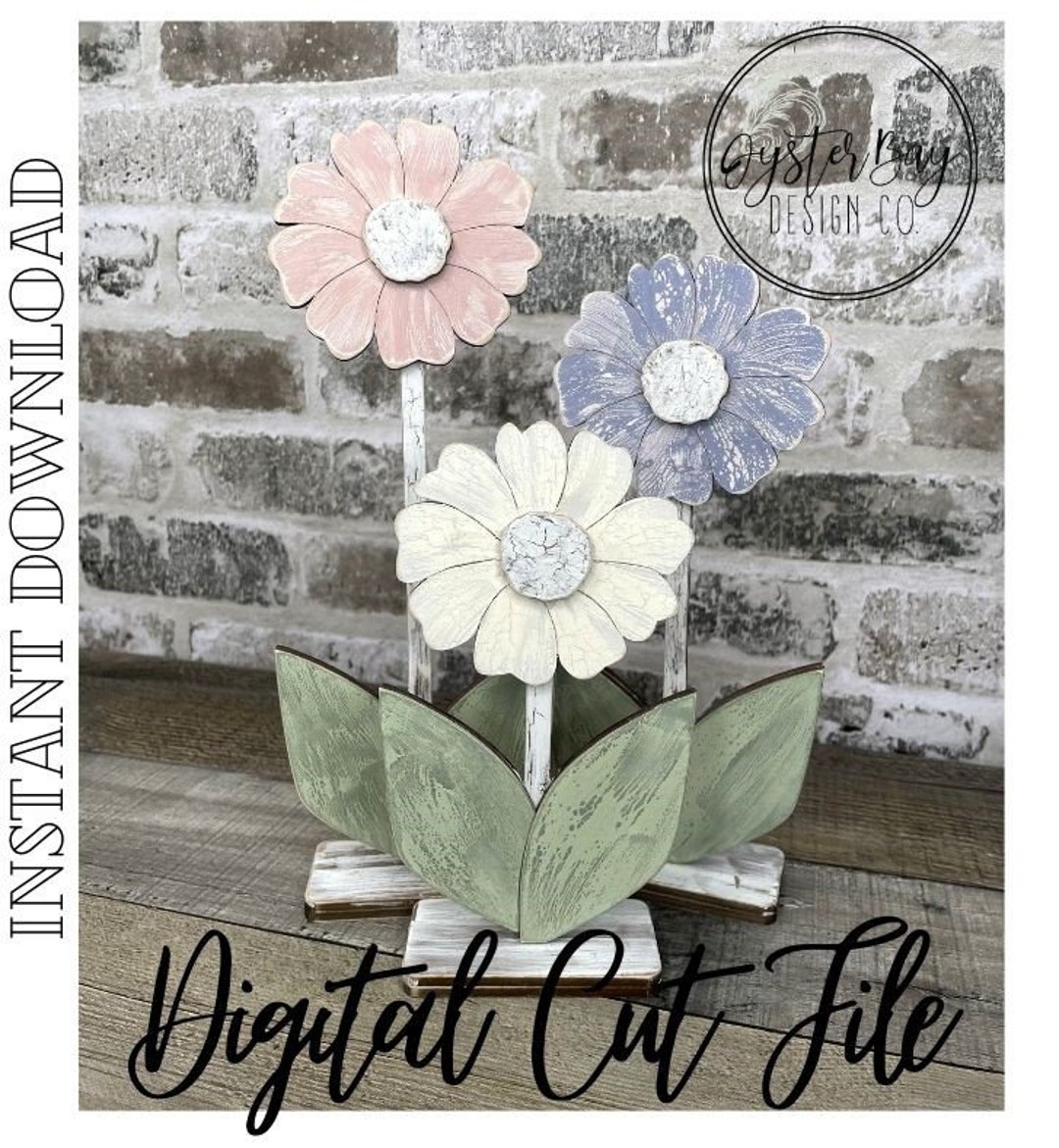Daisies Farmhouse Daisy Shelf Sitters, Home Decor, Spring Decor ...