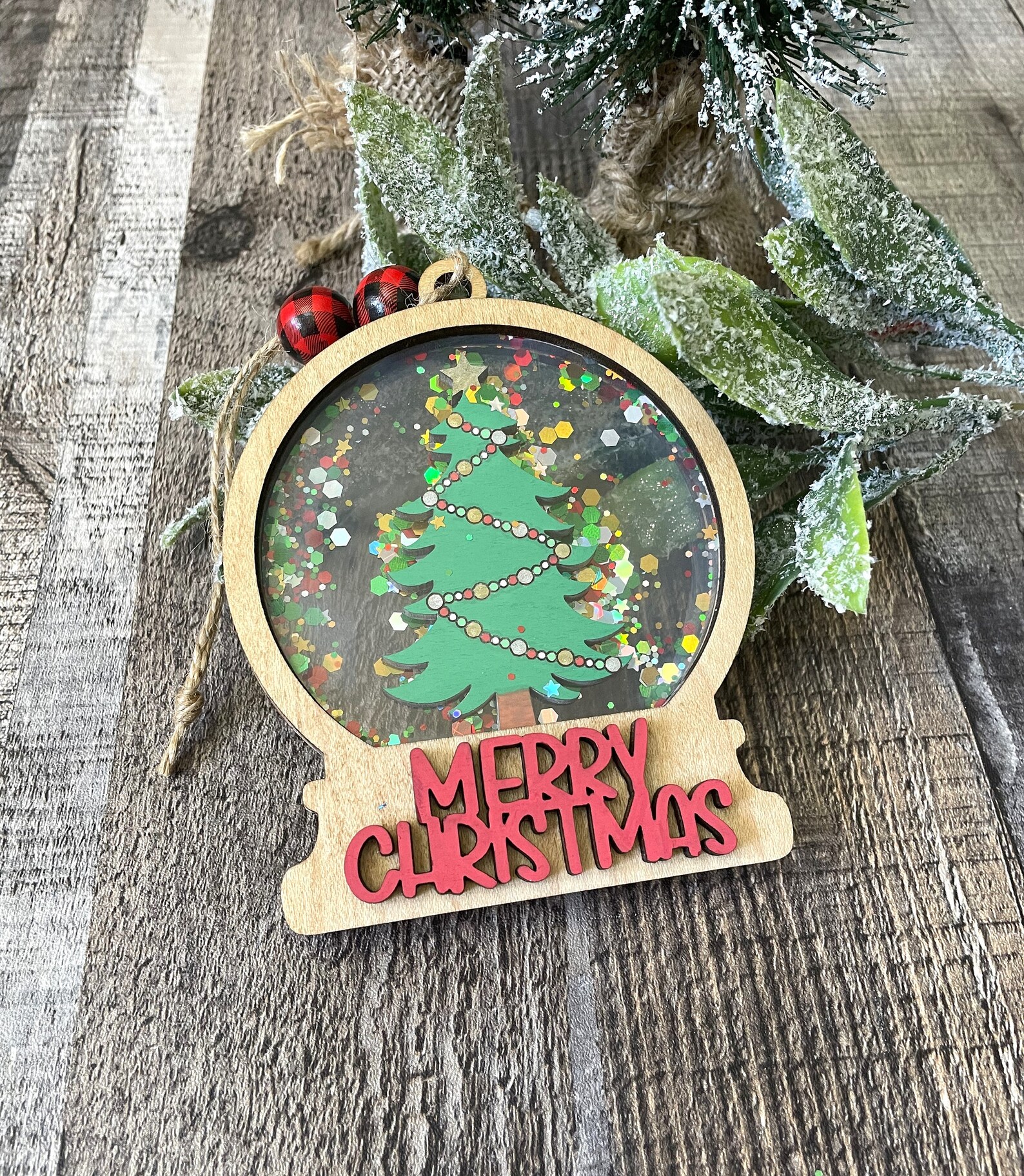 Snowglobe Shaker Christmas Ornaments - Fun Shaker Ornaments, Christmas ...