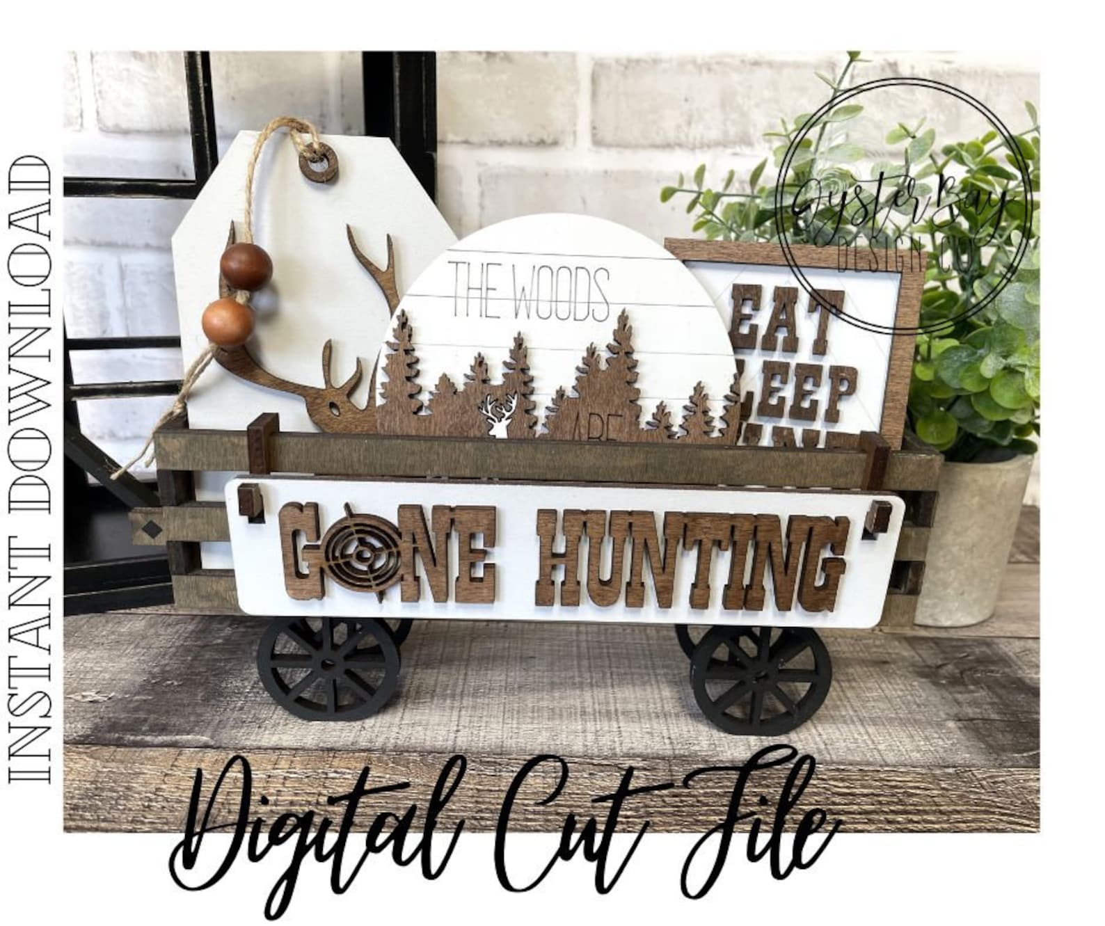 Hunting Tiered Tray Inserts - Deer, Wagon, Crate (digital File Only) - Etsy