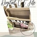 Hanging Mail Station, Rustic Farmhouse Mail Holder, Kitchen Mail ...